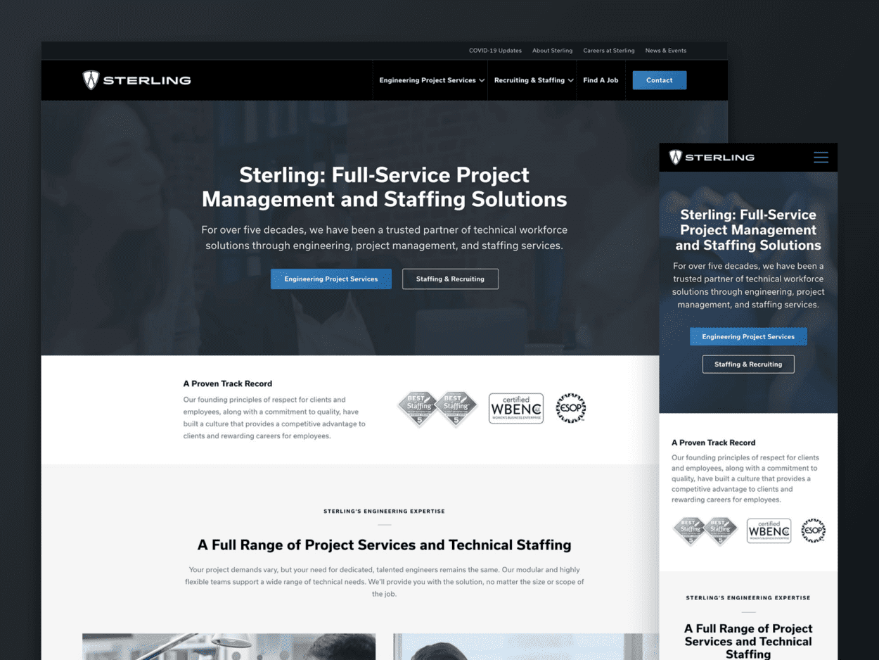 Sterling Engineering Website Redesign Case Study | Orbit Media