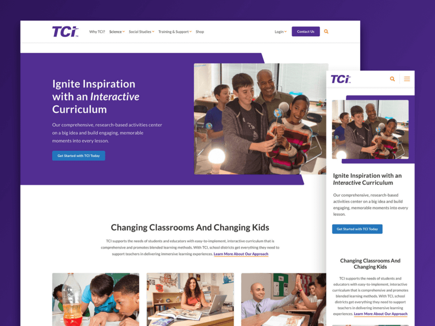 Teachers' Curriculum Institute Website Redesign Case Study | Orbit Media