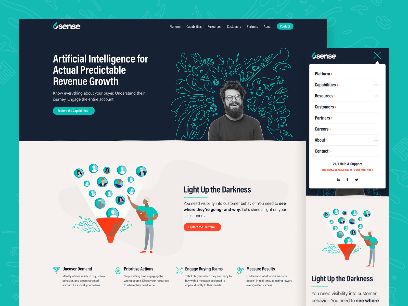 6sense Website Redesign Case Study | Orbit Media