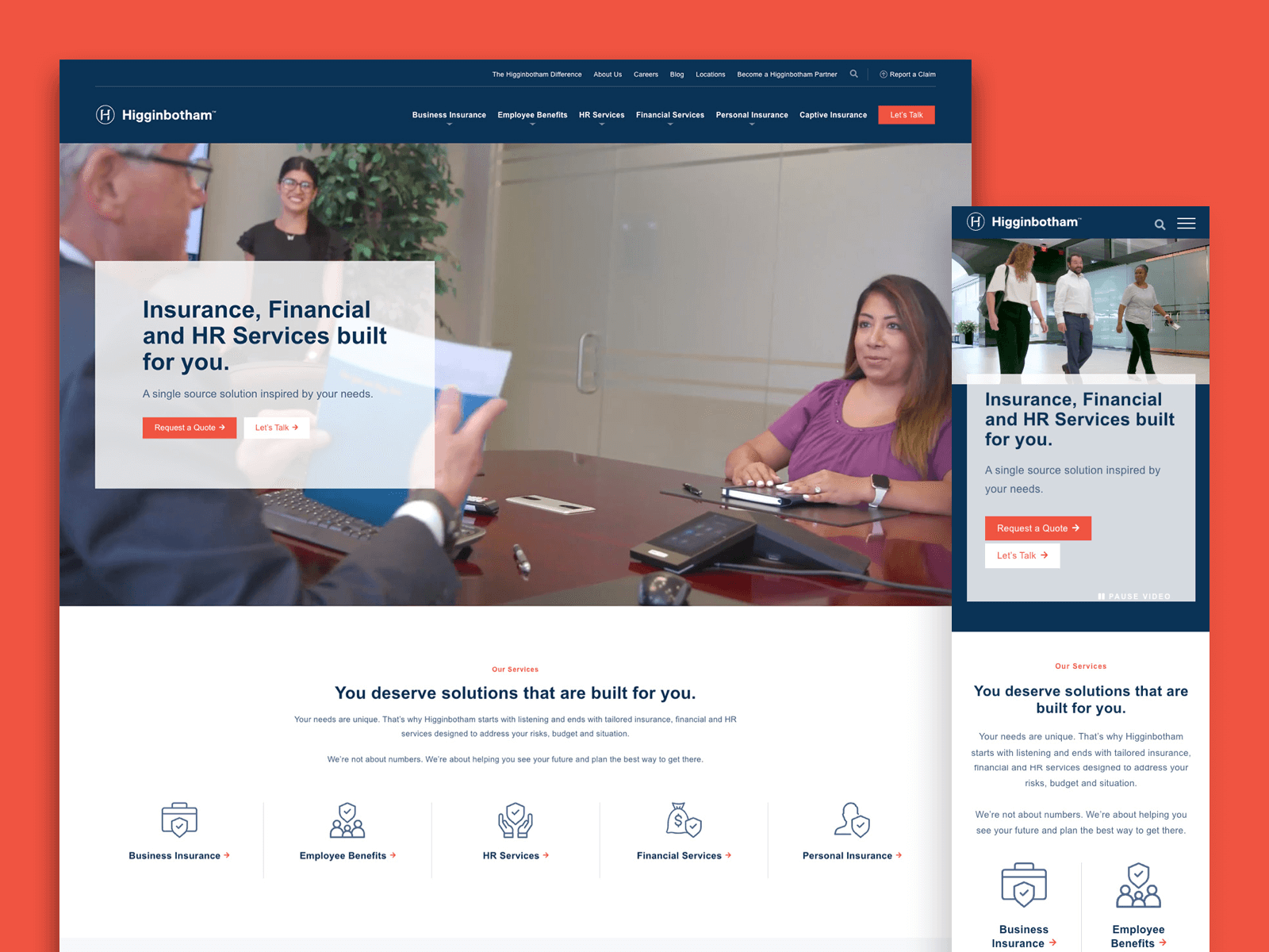 Higginbotham Website Redesign Case Study | Orbit Media