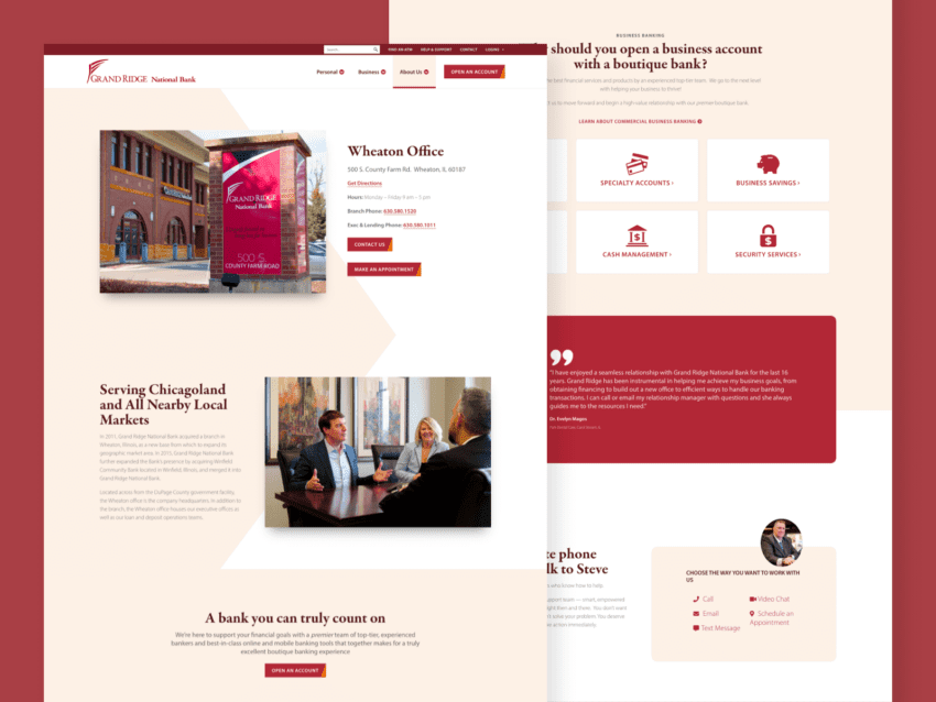 Grand National Bank Website Redesign Case Study | Orbit Media
