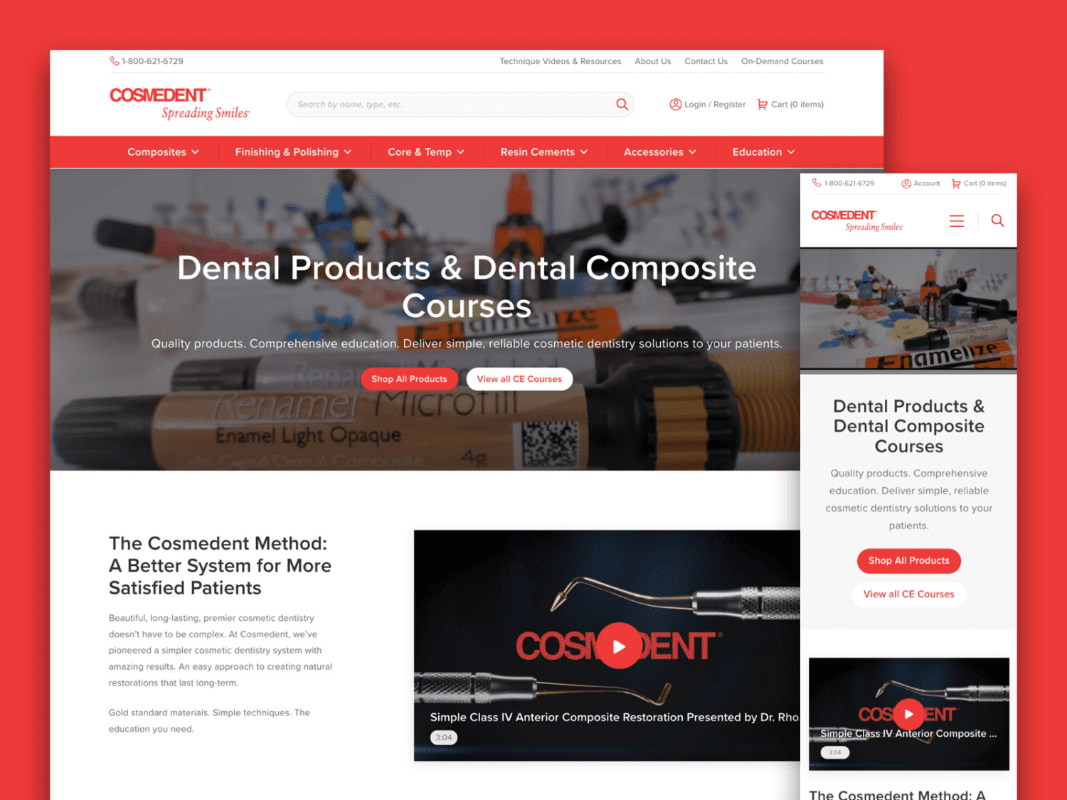 Cosmedent Website Redesign Case Study | Orbit Media