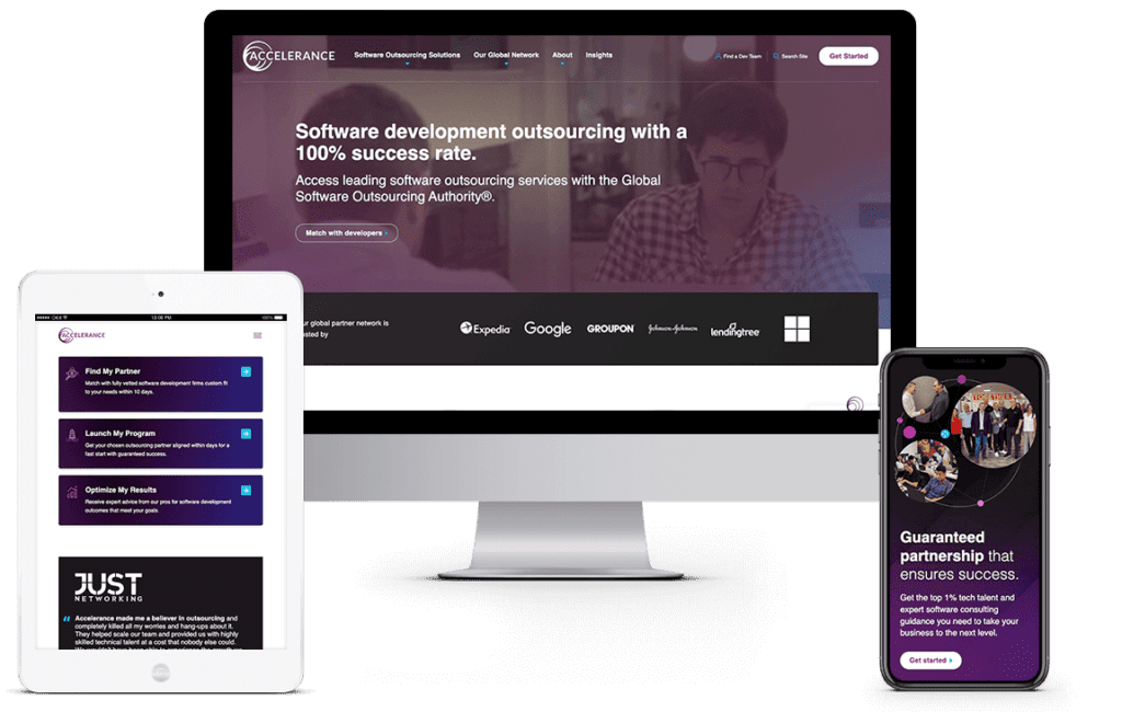 Accelerance Website Redesign Case Study | Orbit Media