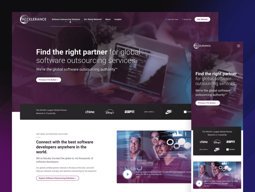 Accelerance Website Redesign Case Study | Orbit Media