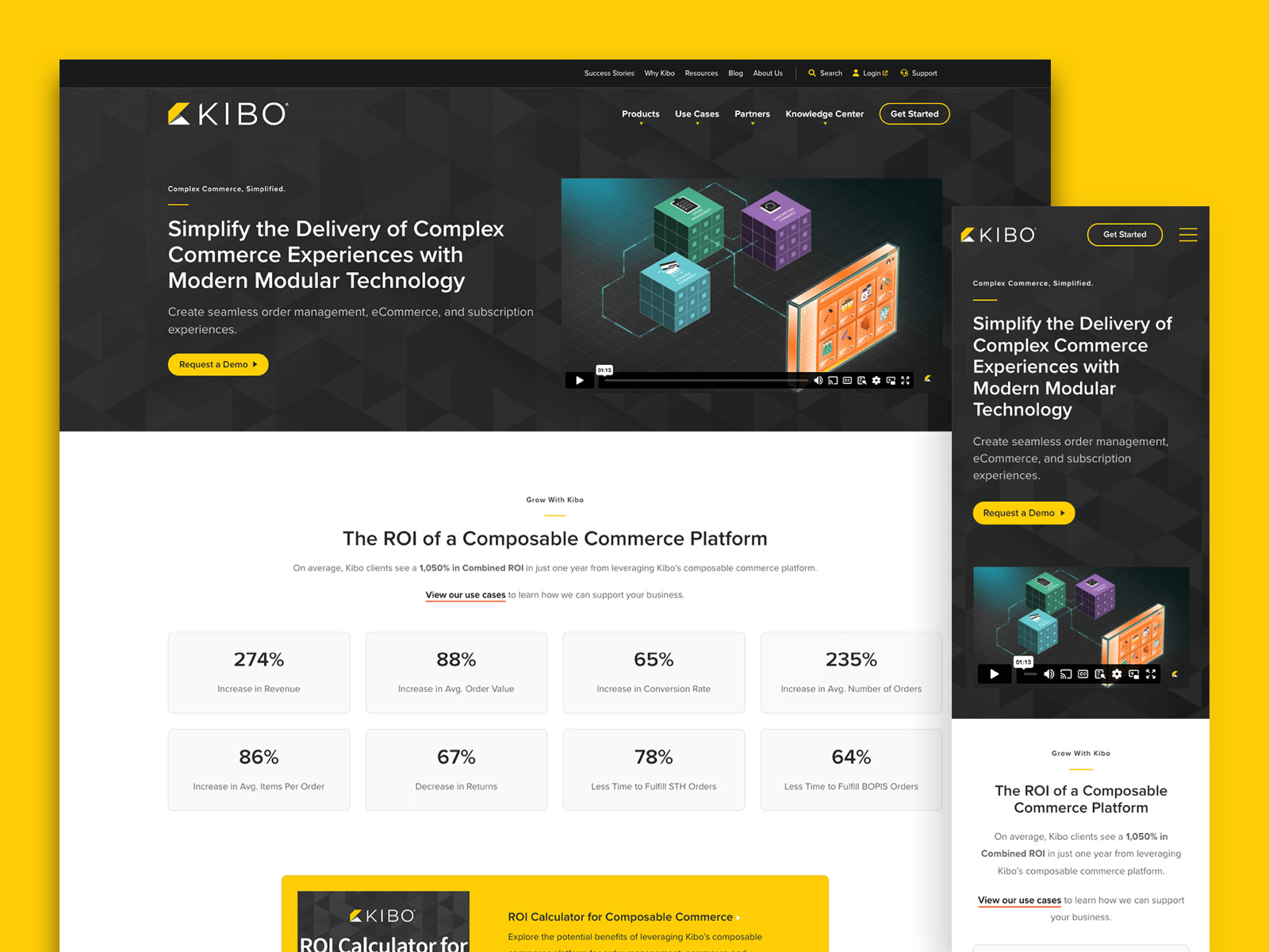 Kibo Commerce Website Redesign Case Study | Orbit Media