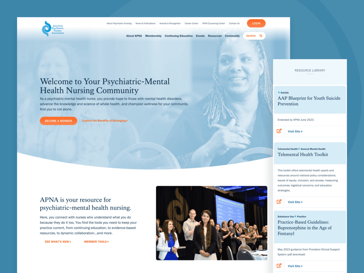 American Psychiatric Nurses Association (APNA) Website Redesign Case ...