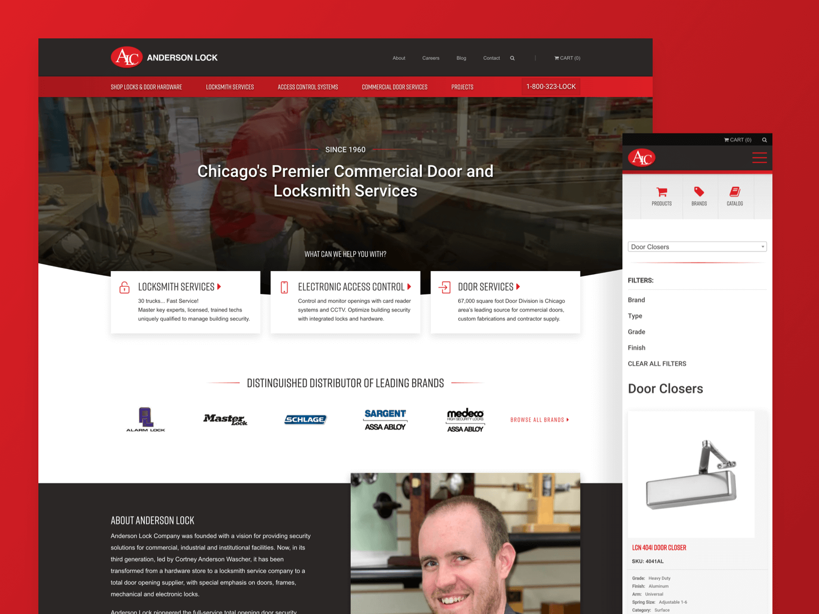 Anderson Lock Website Redesign Case Study | Orbit Media
