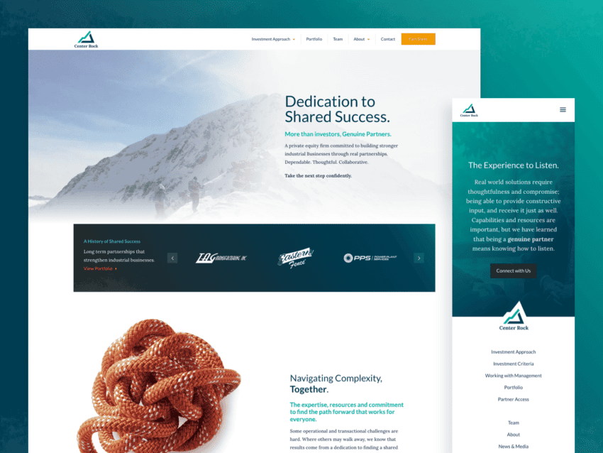 Center Rock Website Redesign Case Study | Orbit Media