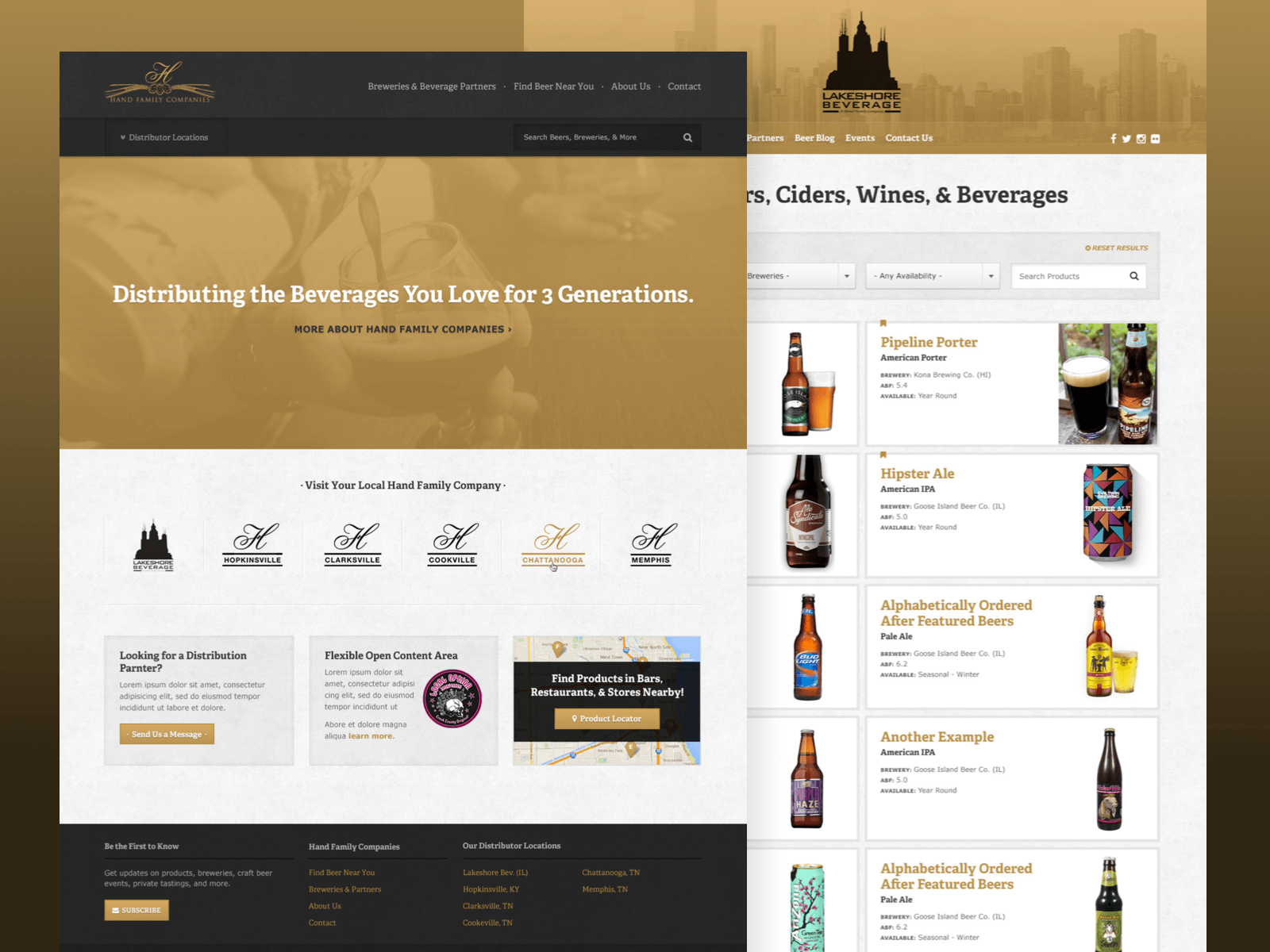 Lakeshore Beverage Website Redesign Case Study | Orbit Media