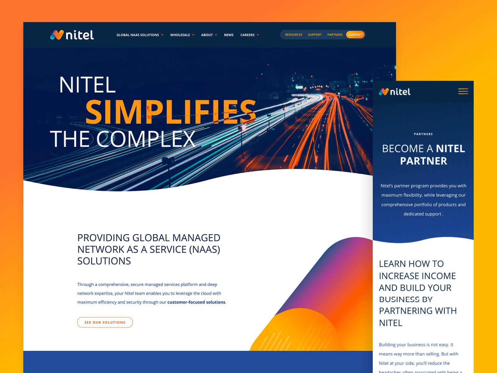 Nitel Website Redesign Case Study | Orbit Media