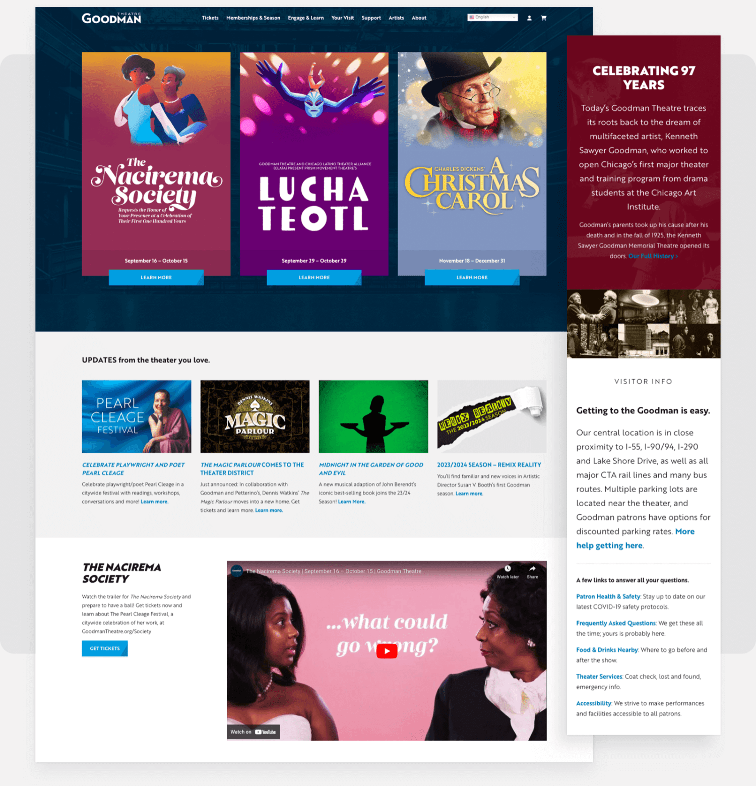 Theater Website Design | Websites for Theaters | Orbit Media