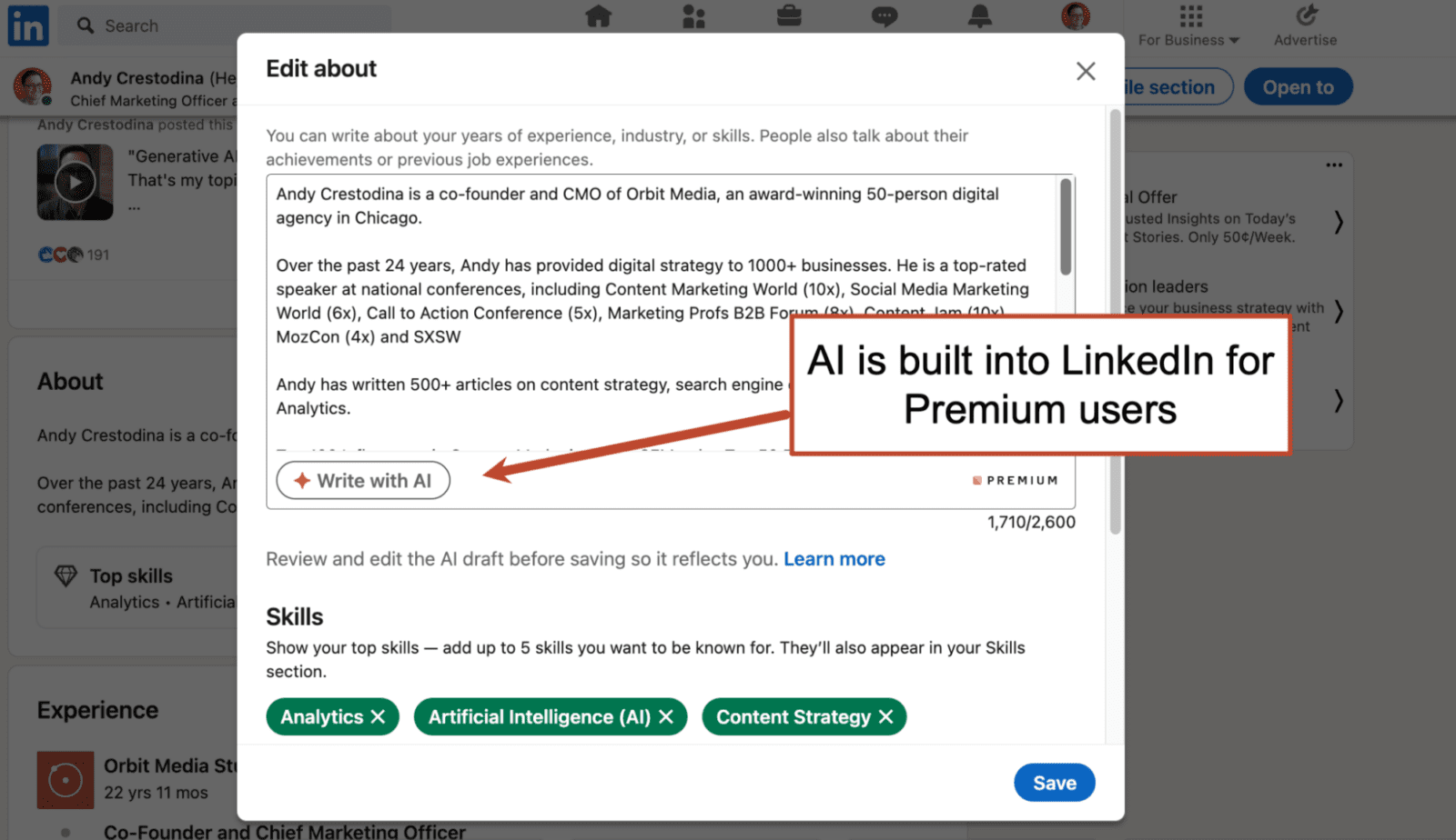 3 Ways To Use Ai For Linkedin Profiles And Post Analysis Orbit Media