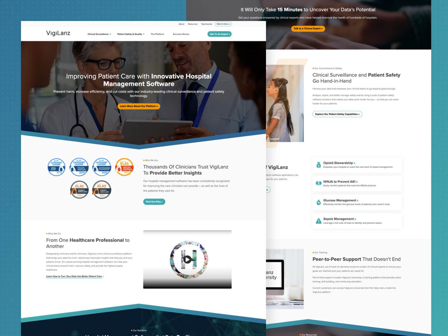 VigiLanz Website Redesign Project | Orbit Media