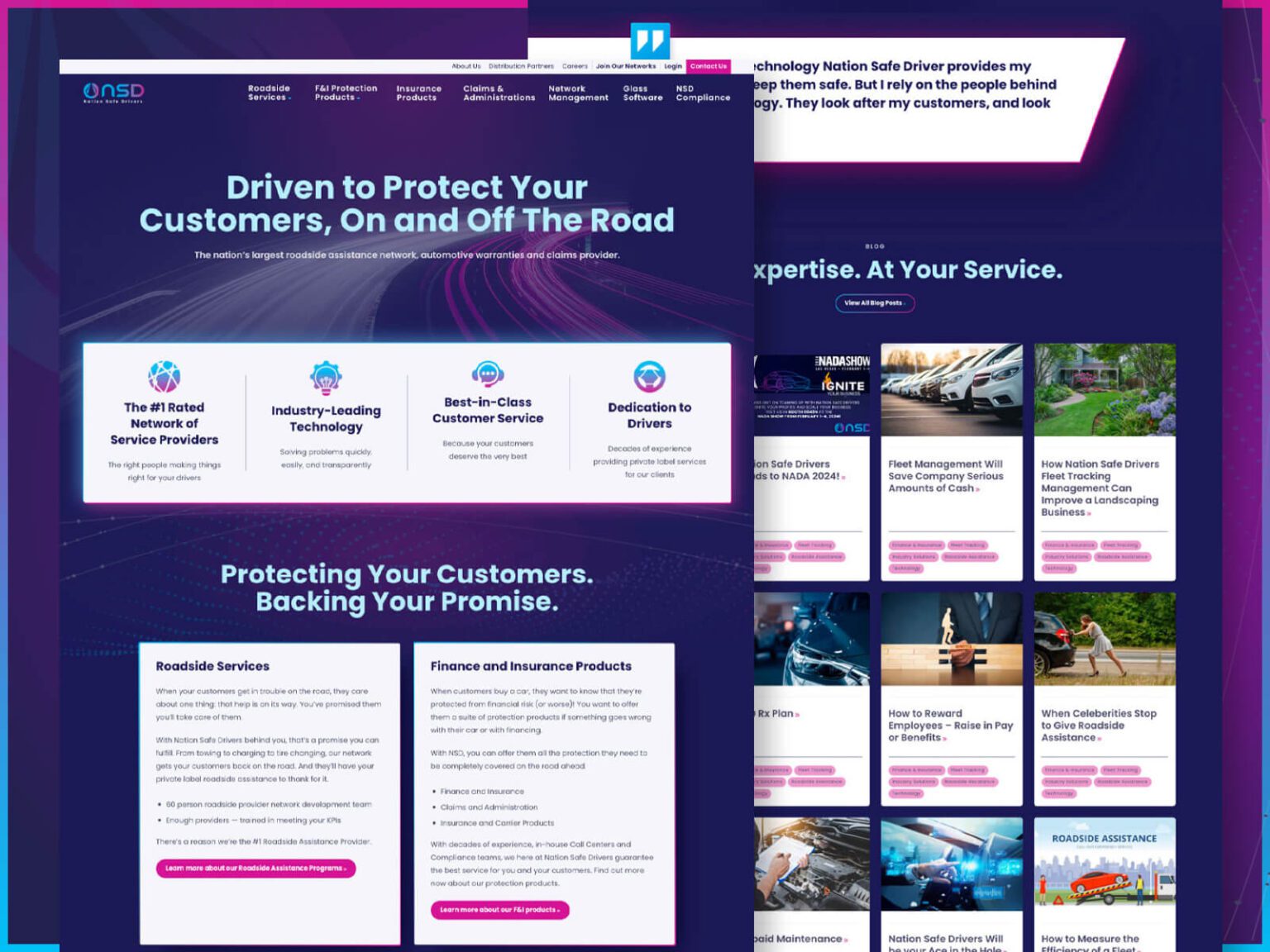 Nation Safe Drivers Website Redesign | Orbit Media