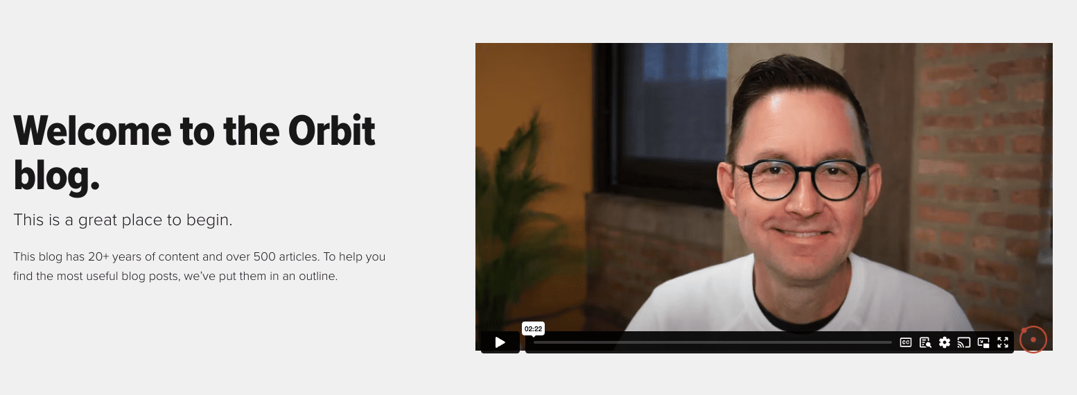 Welcome to the Orbit blog | Orbit Media Studios