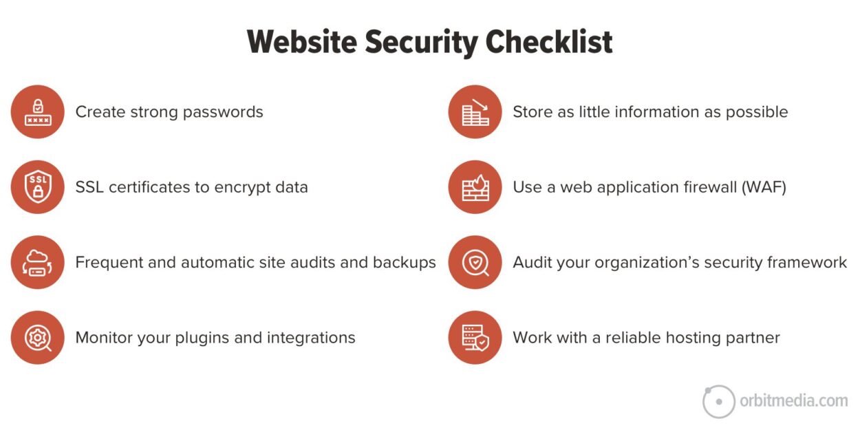 8 Website Security Best Practices | Orbit Media Studios