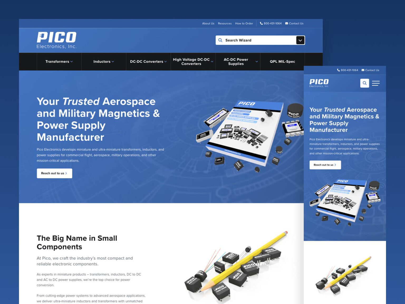 Pico Electronics Web Design Case Study | Orbit Media